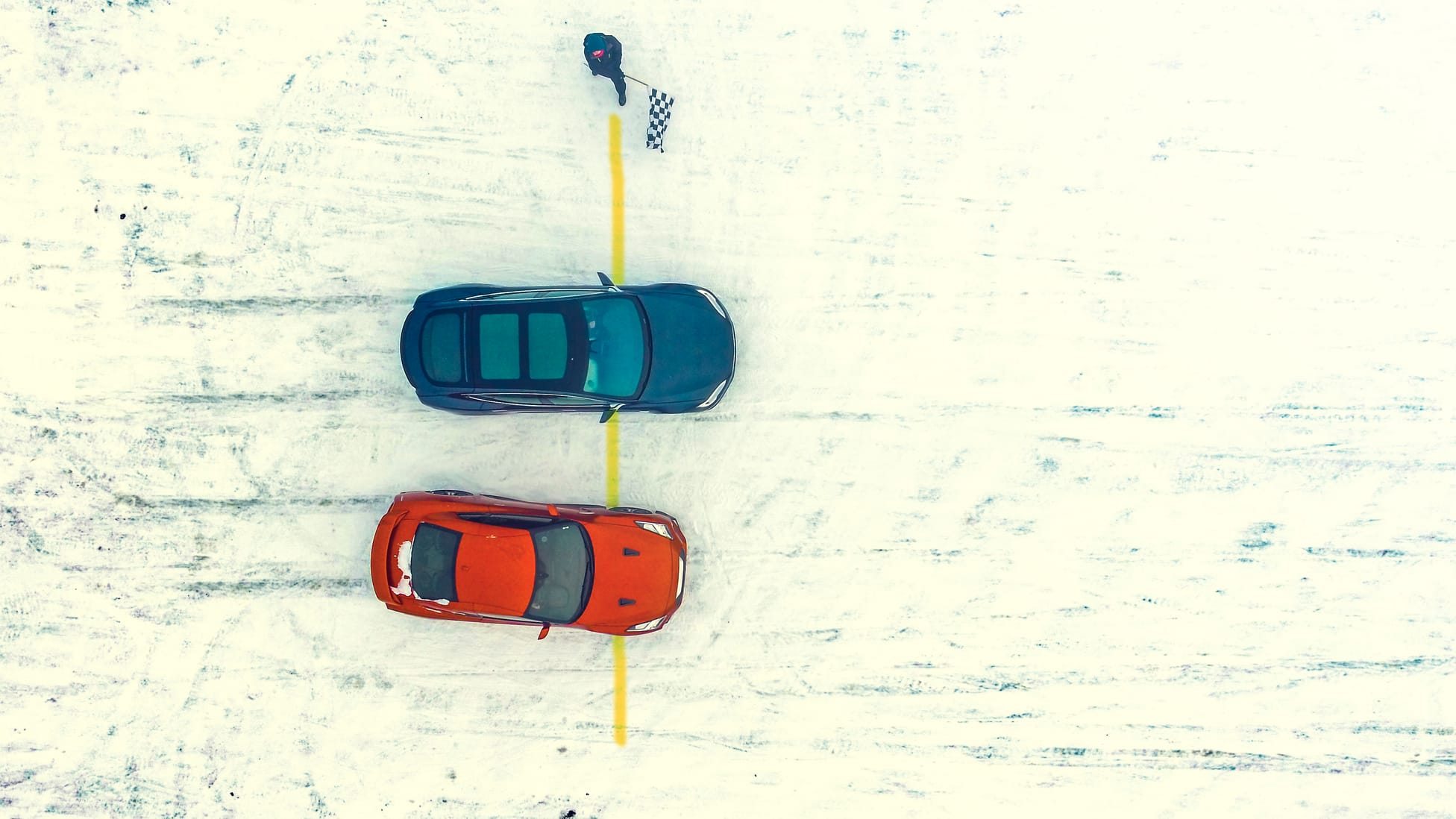 TG on ice: Nissan GT-R vs Tesla Model S P100D | Top Gear