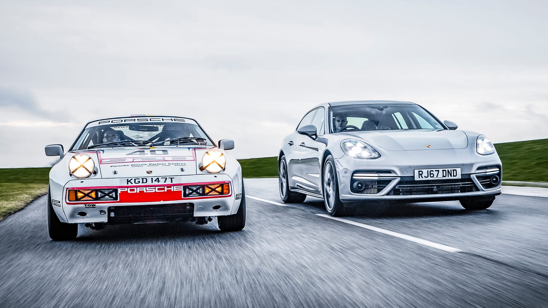 Porsche Panamera vs Porsche 928 - with a twist | Top Gear