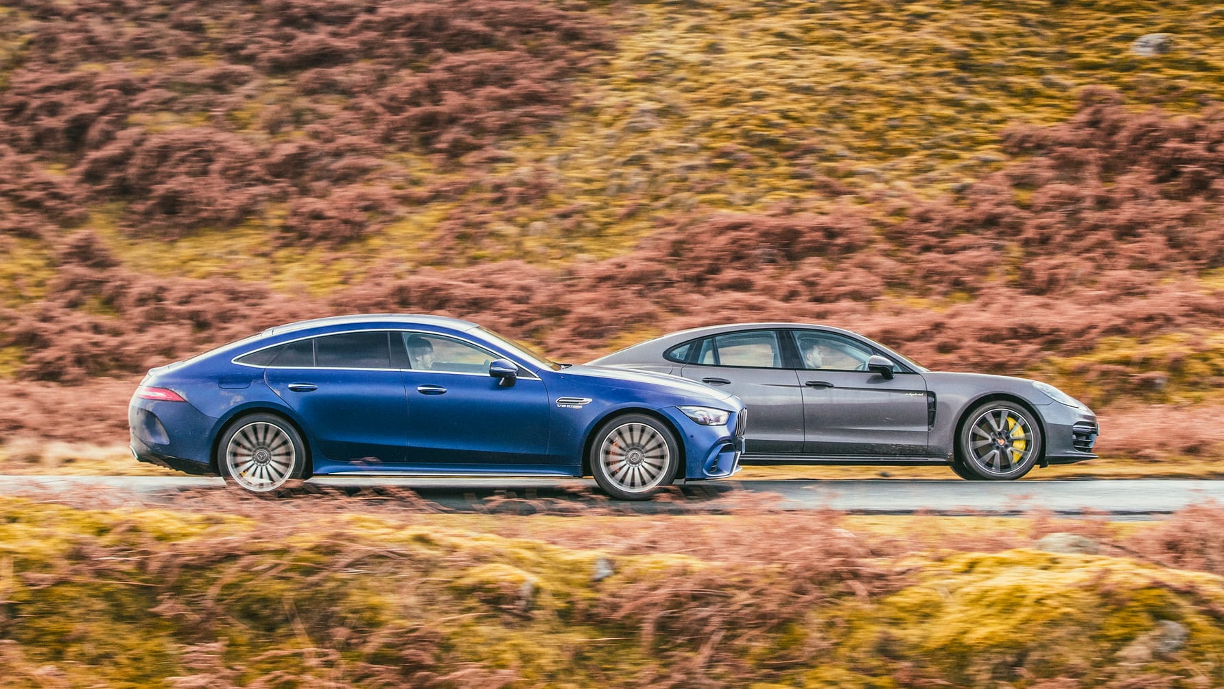 Mercedes-AMG GT 4-door vs Porsche Panamera Turbo S | Top Gear