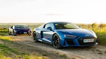 Rear-drive battle: Lamborghini Huracán RWD vs Audi R8 RWS | Top Gear