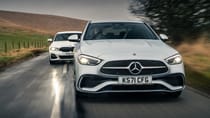 German hybrid saloon showdown: Mercedes C300e vs BMW 330e | Top Gear