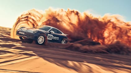 Fire and ice: flat out in the wild new Porsche 911 Dakar | Top Gear