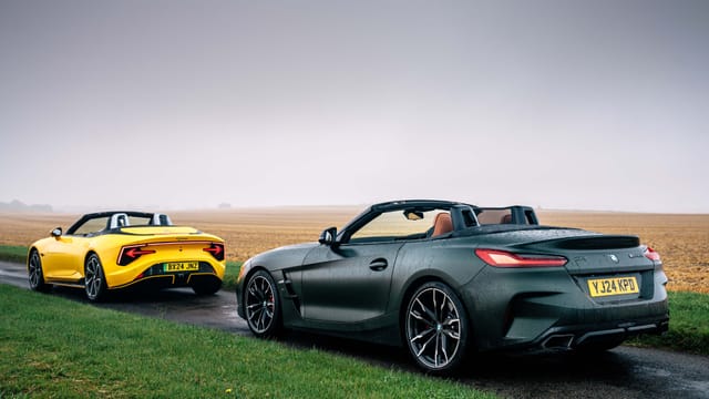Petrol vs electric: can the MG Cyberster displace the BMW Z4? | Top Gear