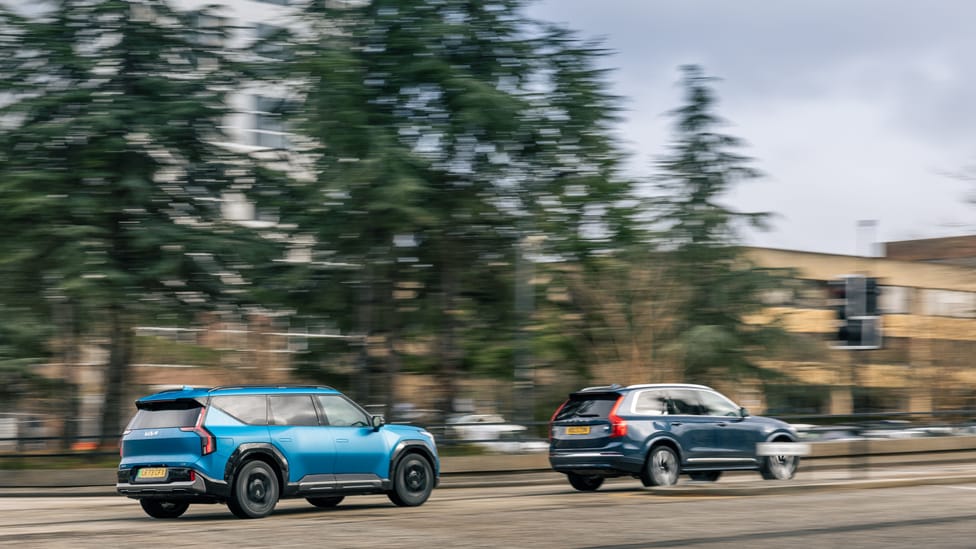 The big family SUV test: Kia EV9 vs Volvo XC90 | Top Gear