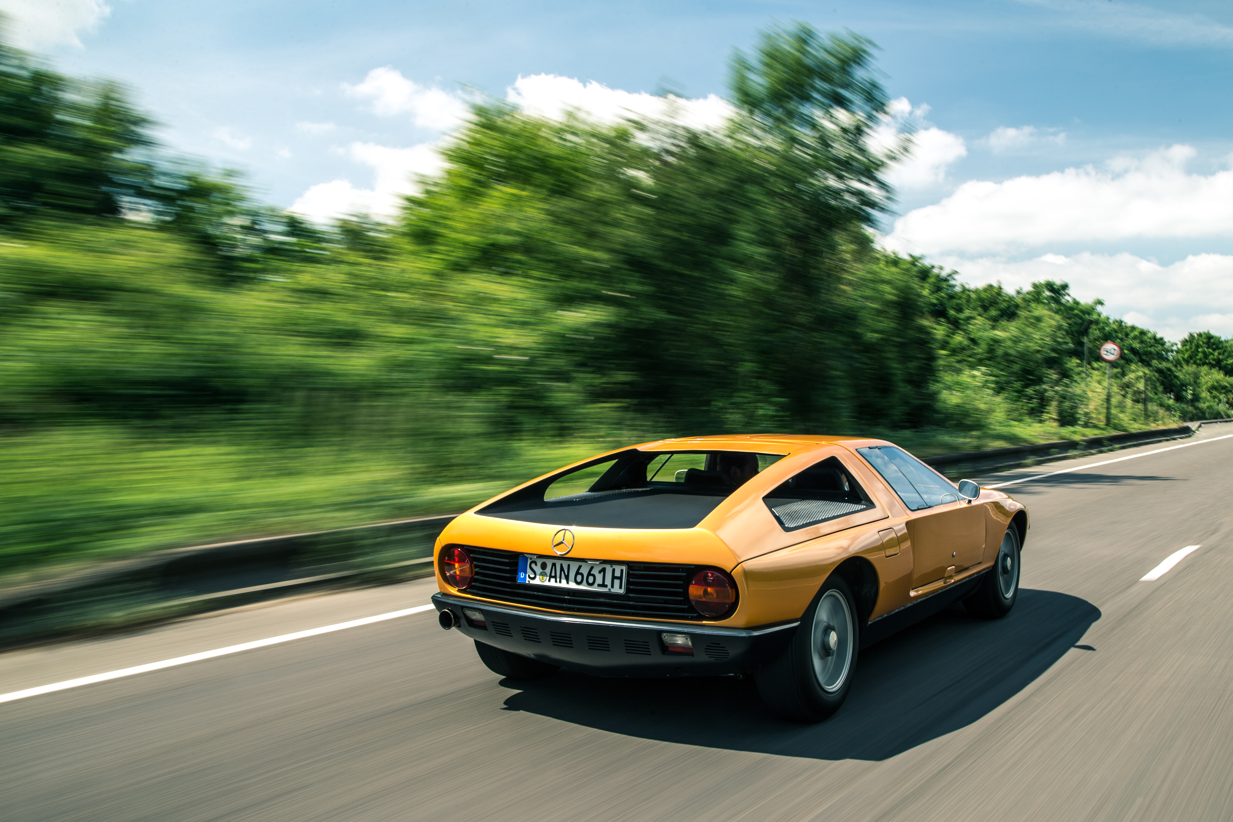 Driving Merc's revolutionary C111 concept | Top Gear