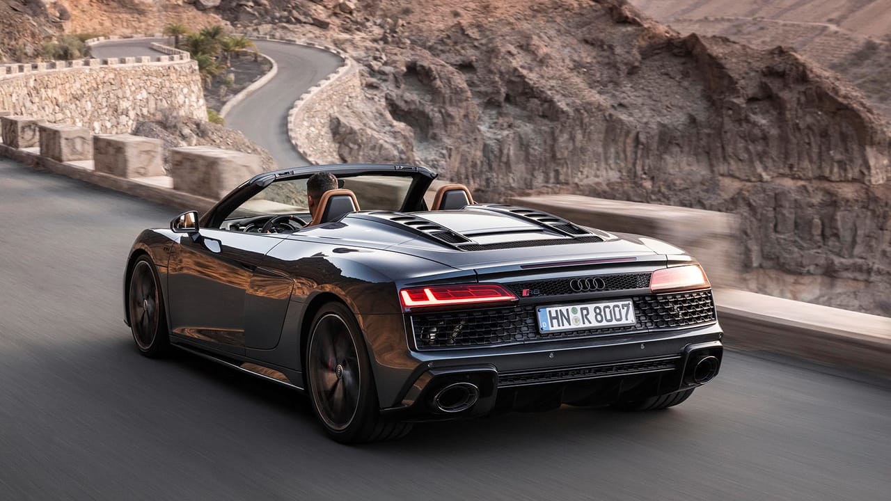 Audi R8 Black Convertible