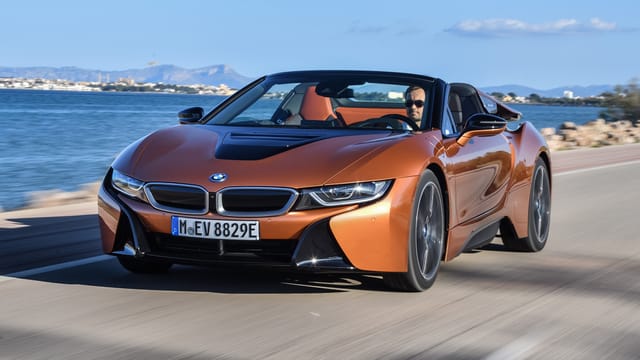 BMW i8 Roadster review: hybrid convertible's first test Reviews 2025 ...