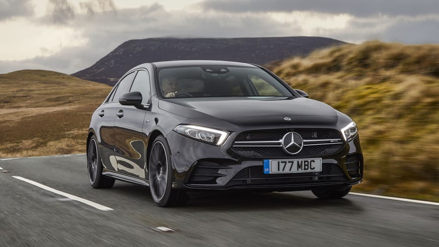 Mercedes A35 Saloon review: four-door AMG driven Reviews 2025 | Top Gear