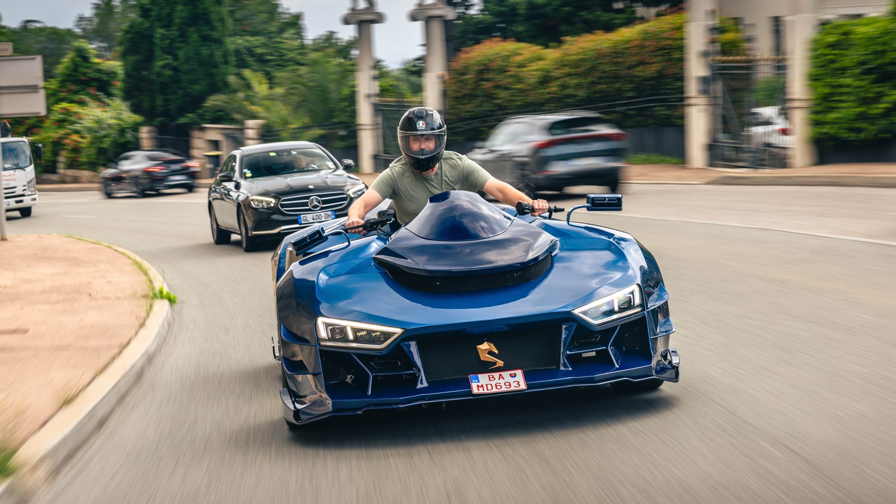 Engler Desat review: V10-engined quad bike driven... or should that be ...