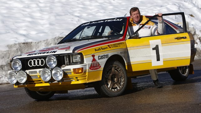 That time we rode with Walter Rohrl in an Audi Quattro