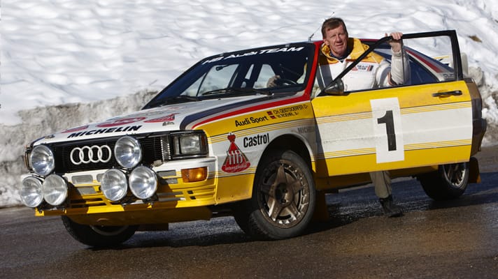 That time we rode with Walter Rohrl in an Audi Quattro