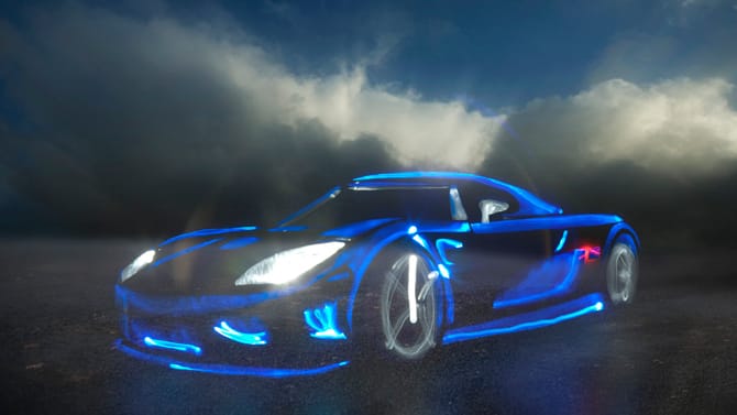 Light Graffiti Cars