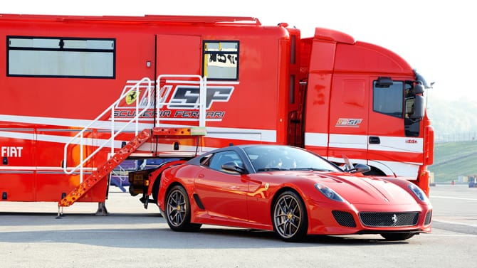 Ferrari 599 GTO driven | Top Gear