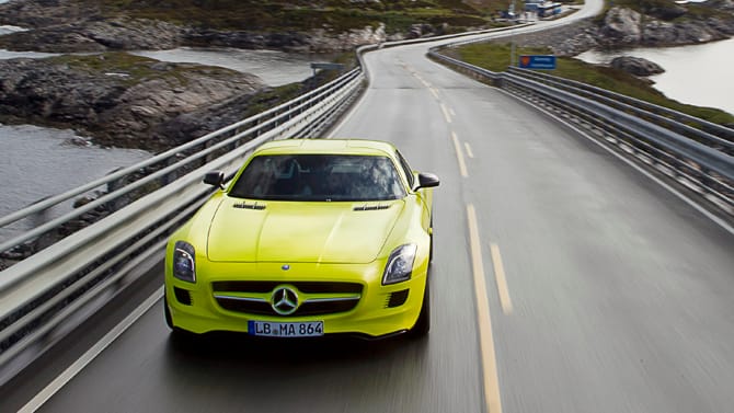 Shock therapy: Mercedes’ electric SLS
