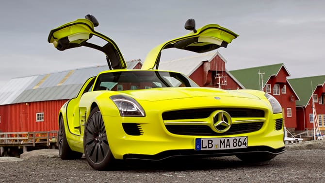 Shock therapy: Mercedes’ electric SLS
