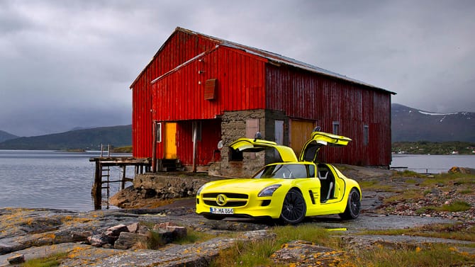 Shock therapy: Mercedes’ electric SLS