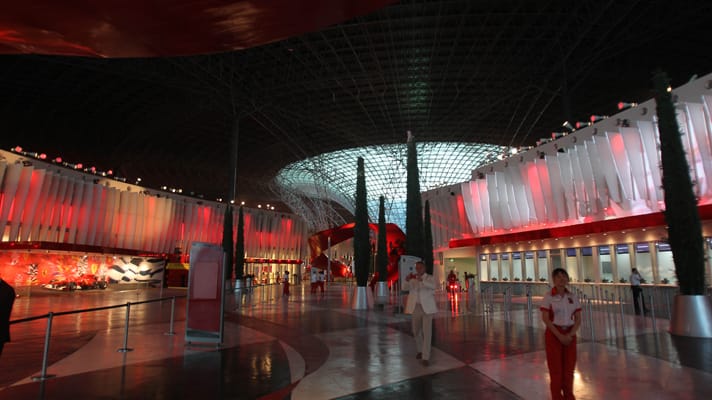Ferrari World opens its doors – sort of