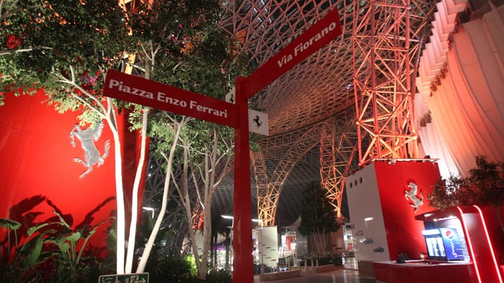 Ferrari World opens its doors – sort of