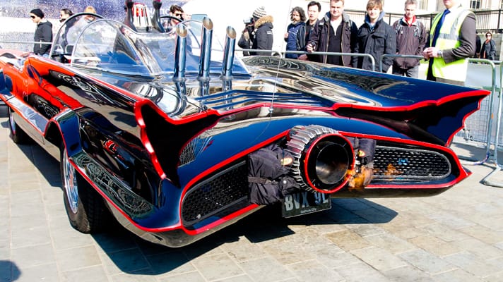 Classic TV cars roll through London | Top Gear