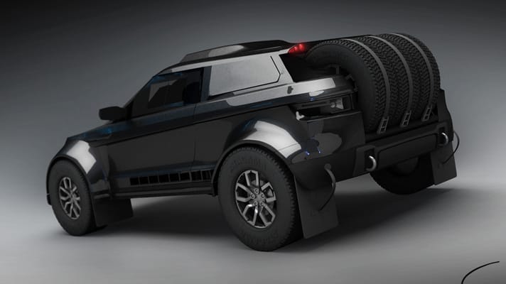 Evoque-style Dakar racer unveiled