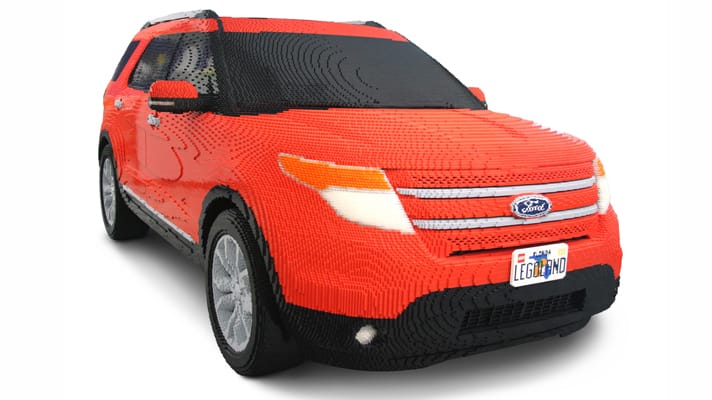 This is a full-size Lego Ford | Top Gear