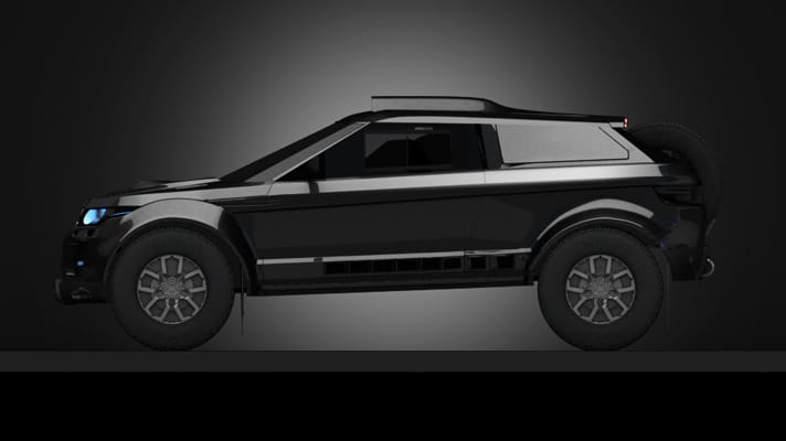 Evoque-style Dakar racer unveiled