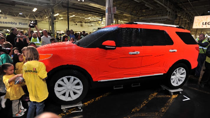 This is a full-size Lego Ford | Top Gear