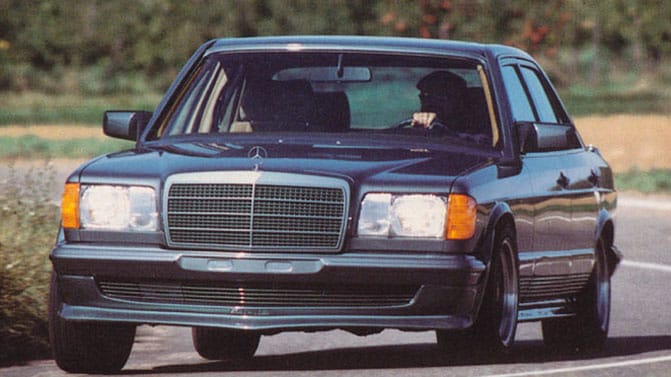 This is what Mercedes tuners were doing in the 80s
