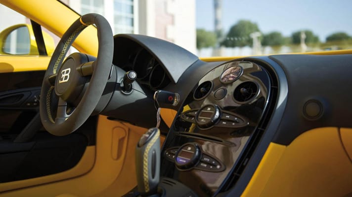 This is a yellow Bugatti Veyron | Top Gear
