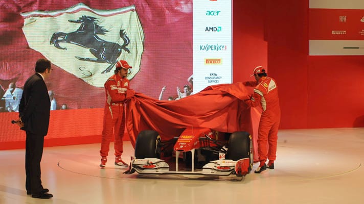 2012 Ferrari F1 car | Top Gear