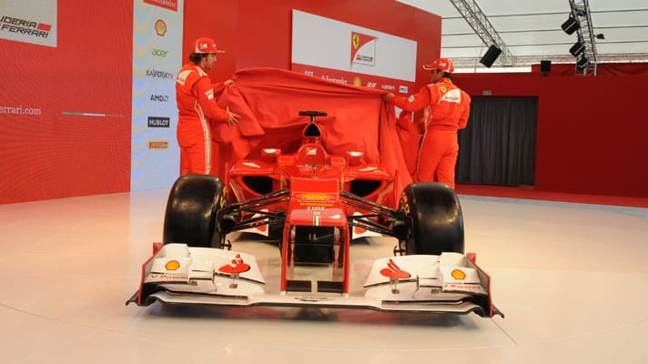 2012 Ferrari F1 car | Top Gear