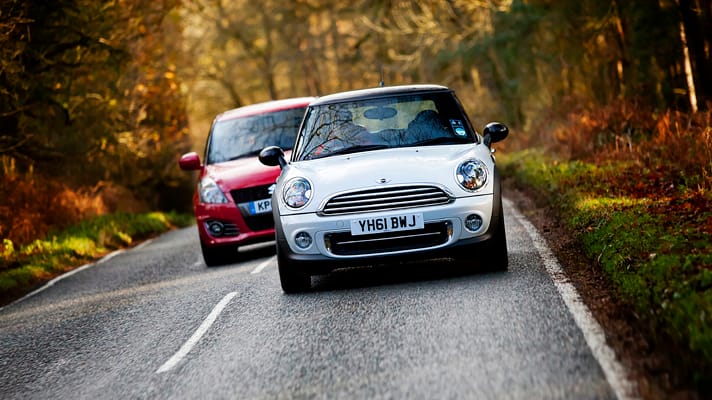 Suzuki Swift Sport vs. Mini Cooper | Top Gear