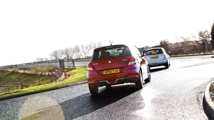 Suzuki Swift Sport vs. Mini Cooper | Top Gear