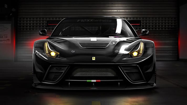 Ferrari F12XX render and the 599XX | Top Gear