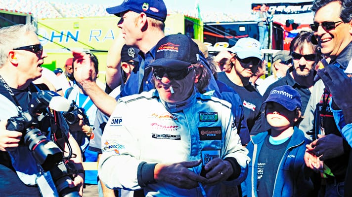 Top Gear goes racing with AC/DC's Brian Johnson