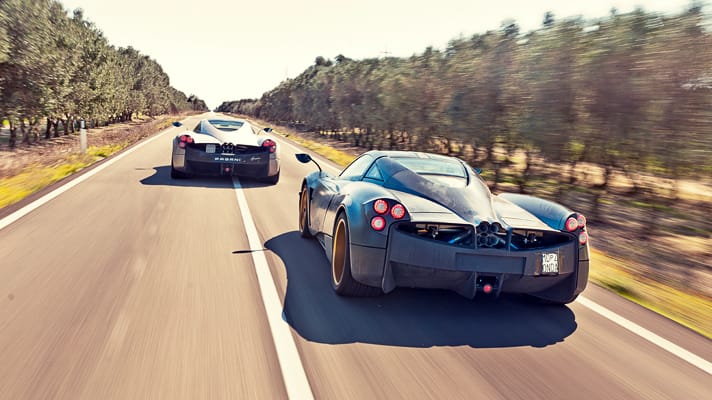 220mph in the Pagani Huayra prototype | Top Gear