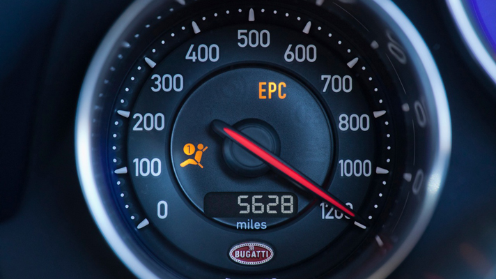 Bugatti Veyron Super Sport Speedometer Full Speed