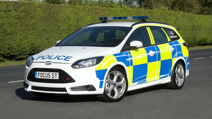 Crims beware: it’s the Focus ST police car! | Top Gear