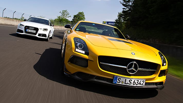 Speed Week: RS6 vs. SLS Black | Top Gear