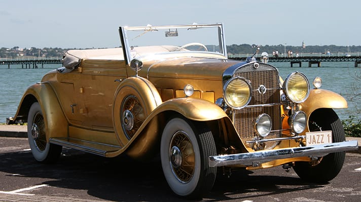 This is Liberace’s 24ct gold Cadillac