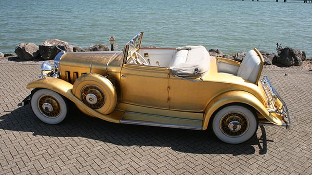 This is Liberace’s 24ct gold Cadillac