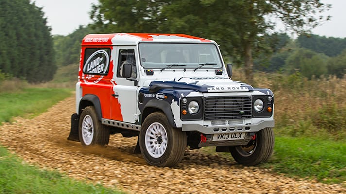 It’s the Land Rover Defender race series!