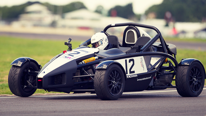 Top Gear takes an Ariel Atom racing