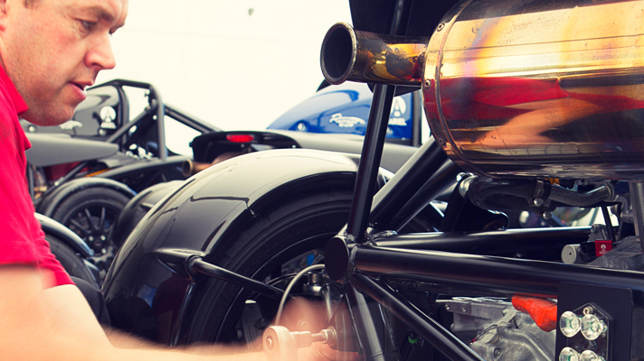 Top Gear takes an Ariel Atom racing