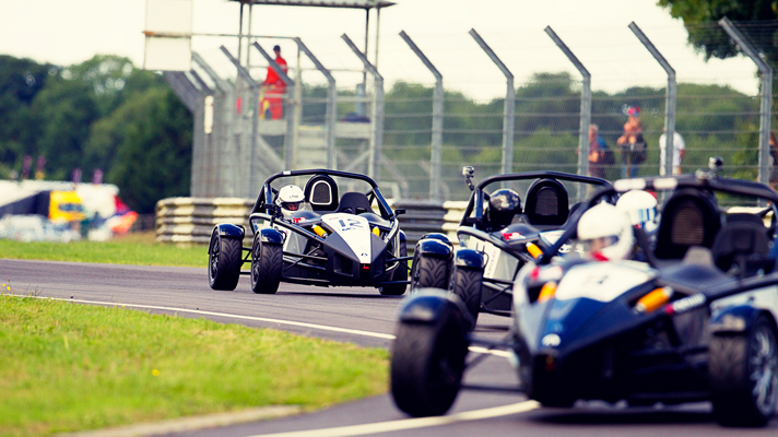 Top Gear takes an Ariel Atom racing
