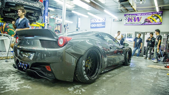 Meet the world's strangest Ferrari 458
