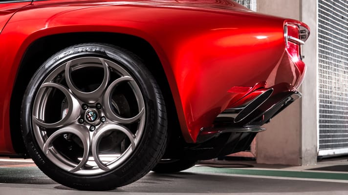 Driving the gorgeous Touring Disco Volante