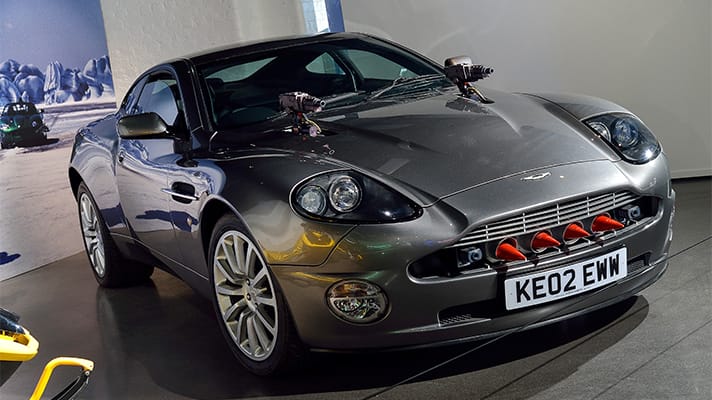 Bond's car collection comes to London