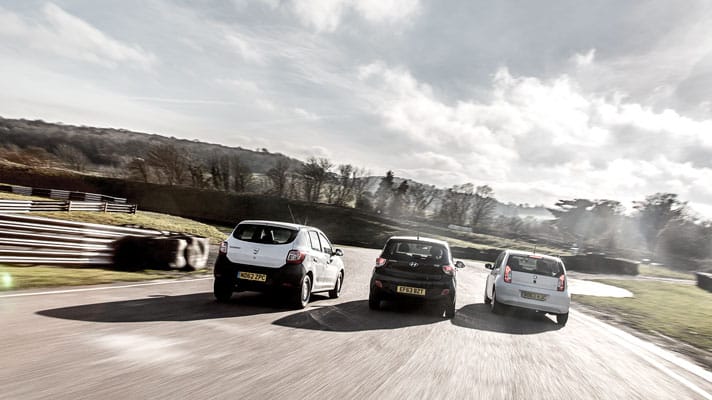 Top Gear's big budget car track test