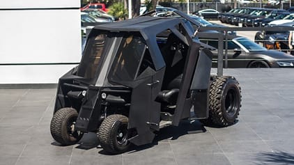 Look, it’s a Batmobile golf cart!
